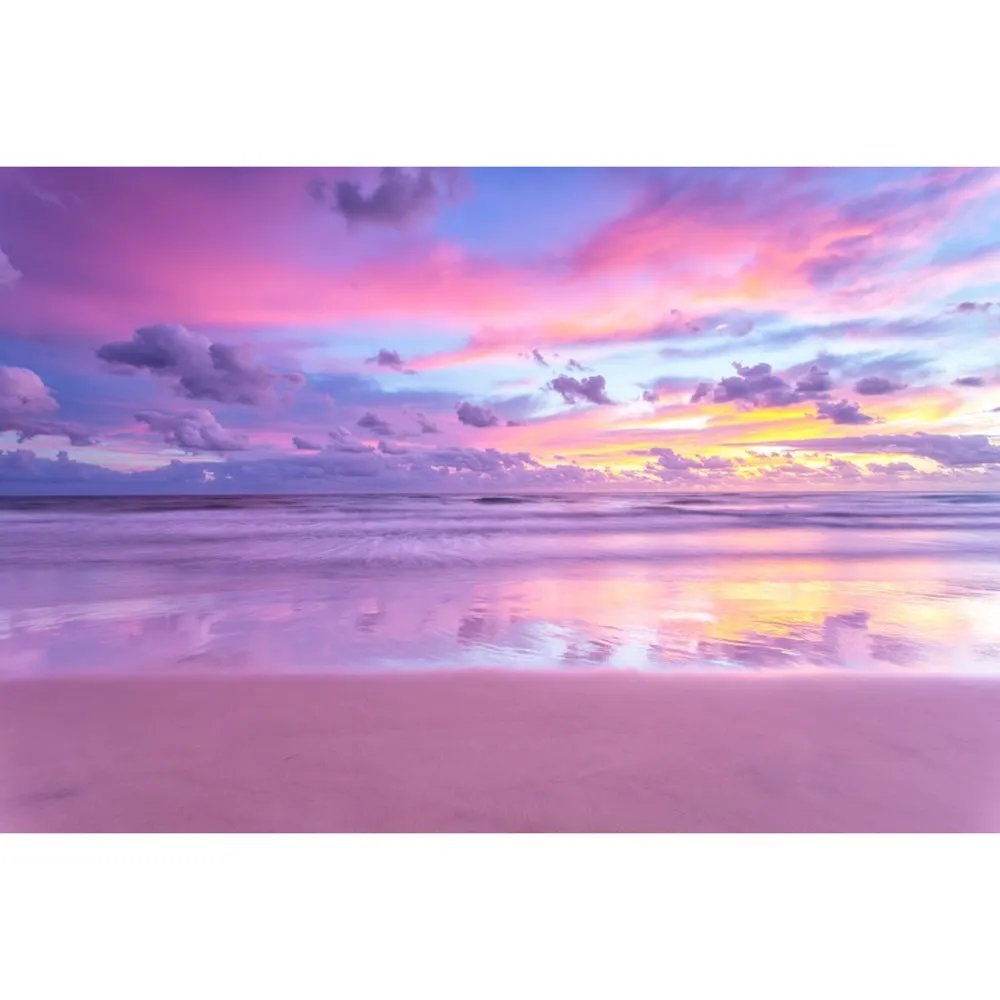 Blue Ocean Beach Backdrop Tropical Summer Background Ship Boat Wharf ...