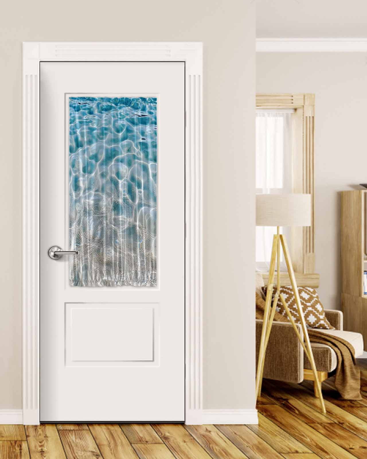 Blue Ocean Blackout Door Curtains for French, Glass,Front, Back, Patio ...