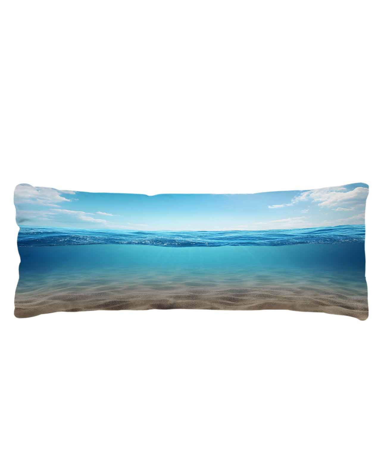 Blue Ocean Body Pillow Cover 20 x 60 Inch Decorative Pillow Cover ...