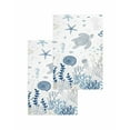 Blue Ocean Coral Shell Star40*60cm Tea Towels Absorption Walf Checks ...
