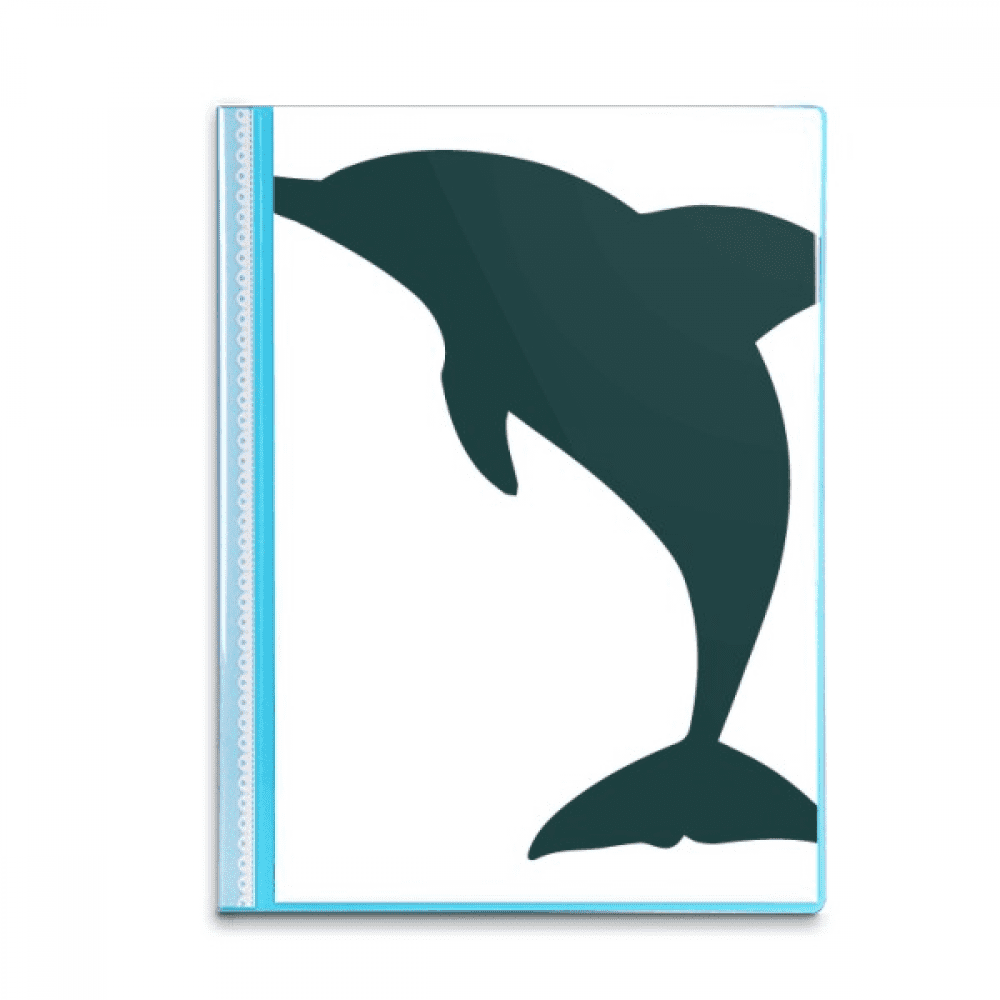 Blue Ocean Docile Cute Dolphin Book Sheet Protectors Portfolio Binder ...