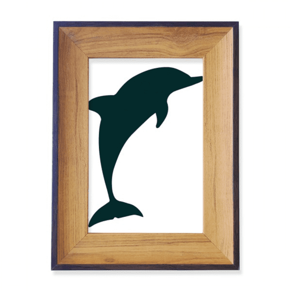Blue Ocean Docile Friendly Dolphin Photo Frame Exhibition Display Art ...