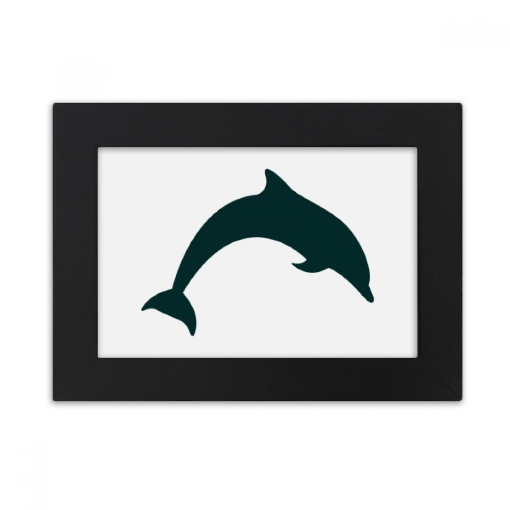 Blue Ocean Docile Jump Dolphin Desktop Photo Frame Ornaments Picture ...