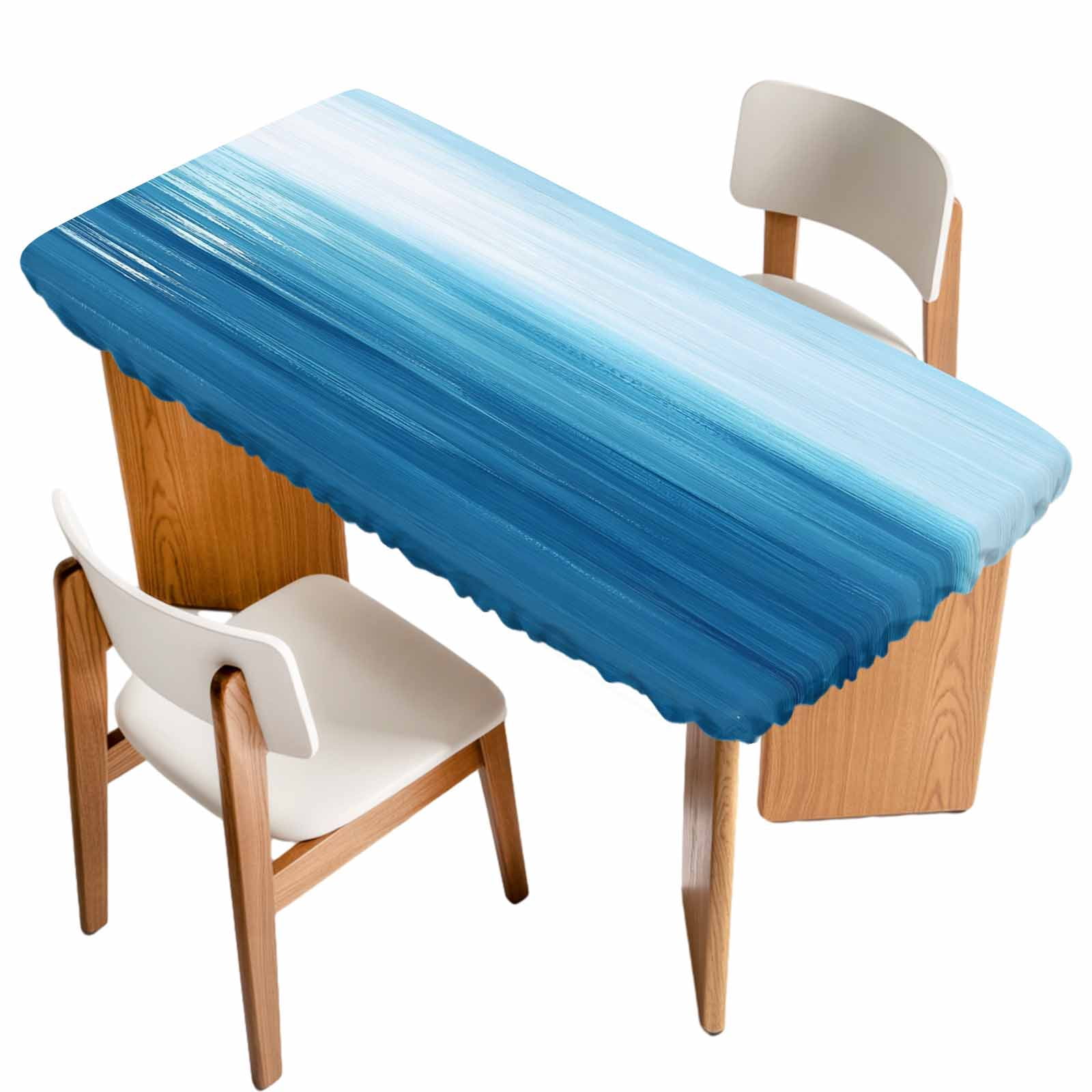 Blue Ocean Fitted Rectangle Tablecloth 24" x 36" Ocean Water Scenery ...