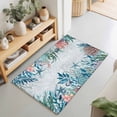 Blue Ocean Gradient Seaweed Rectangle Rug 2'x3' Summer Nautical ...