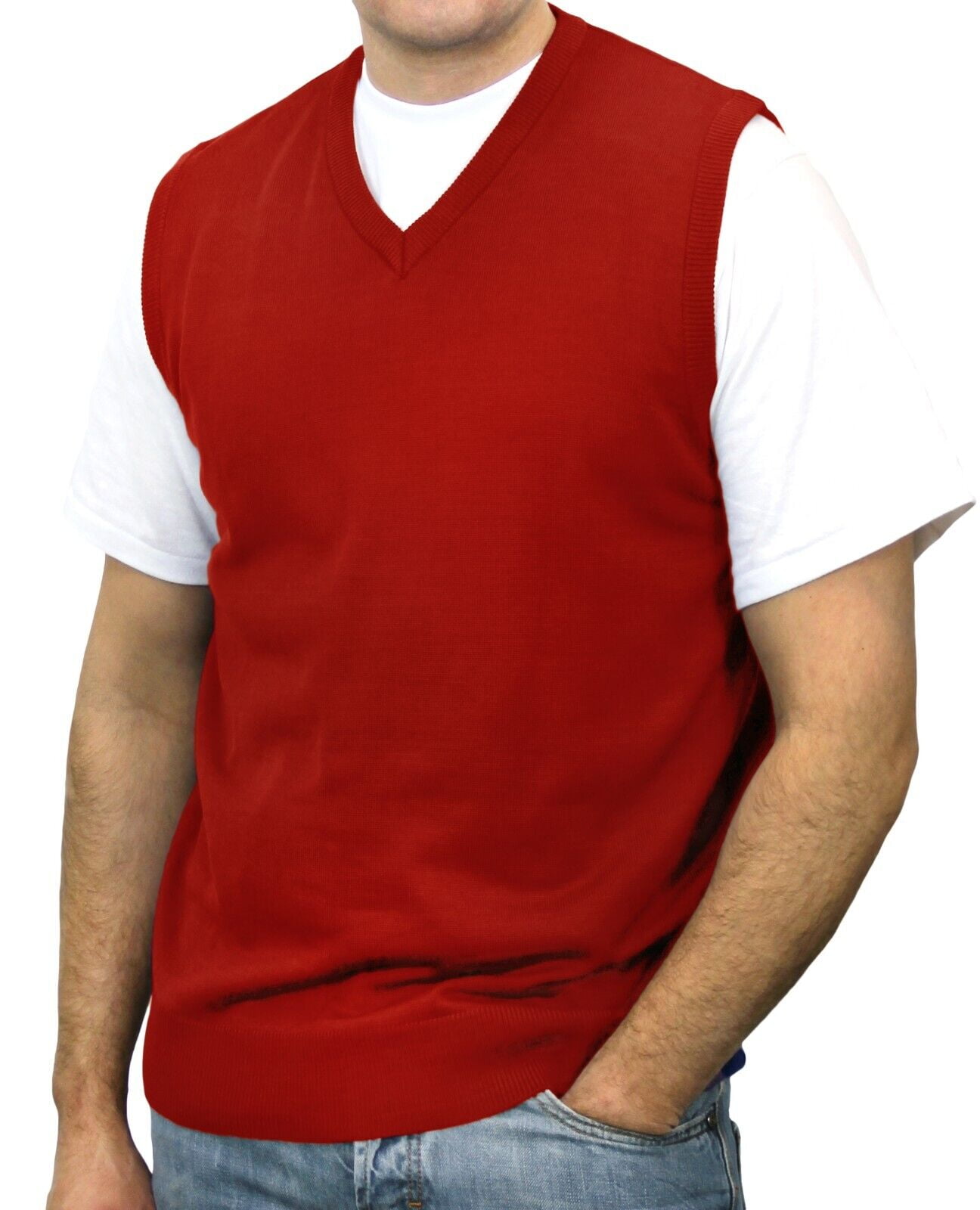 Blue Ocean Mens Big & Tall Solid Sweater Vest (sv-243bm) - Walmart.com