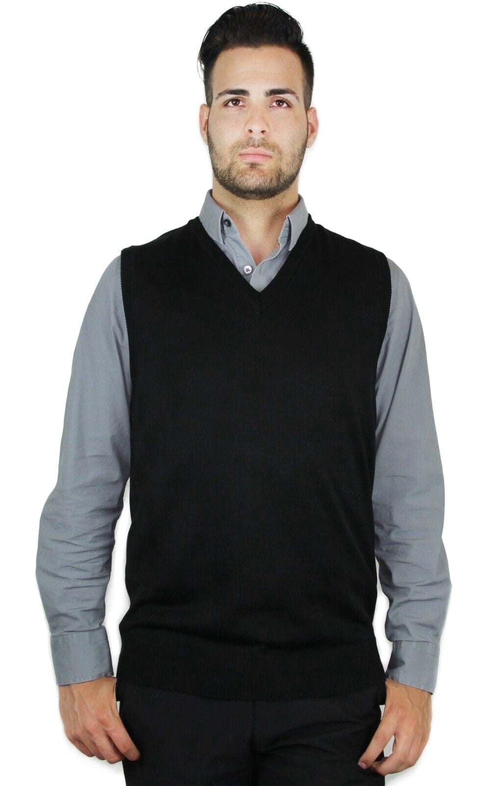 Blue Ocean Mens Solid Sweater Vest (sv-243) - Walmart.com