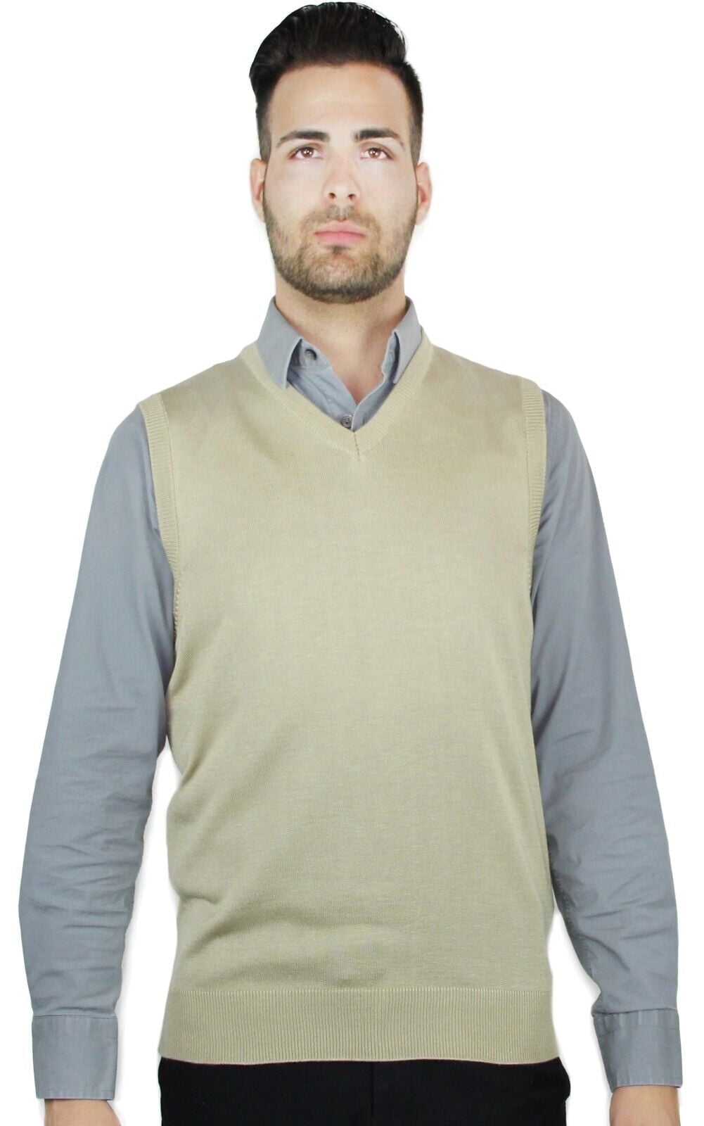 Blue Ocean Mens Solid Sweater Vest (sv-243) - Walmart.com
