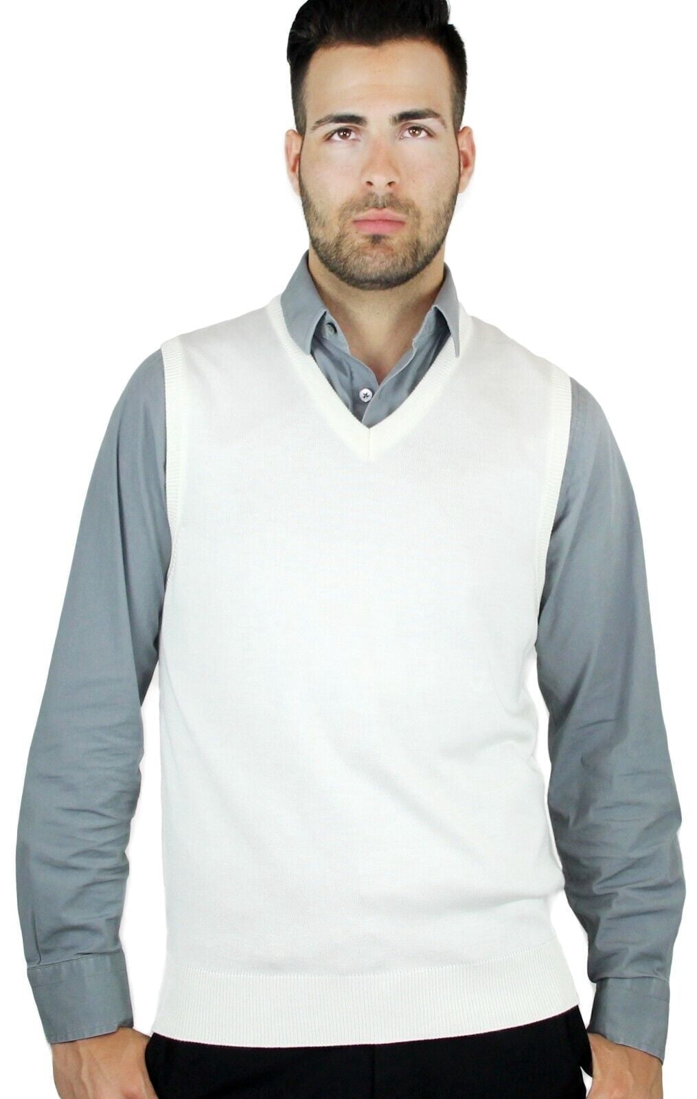 Blue Ocean Mens Solid Sweater Vest (sv-243) - Walmart.com