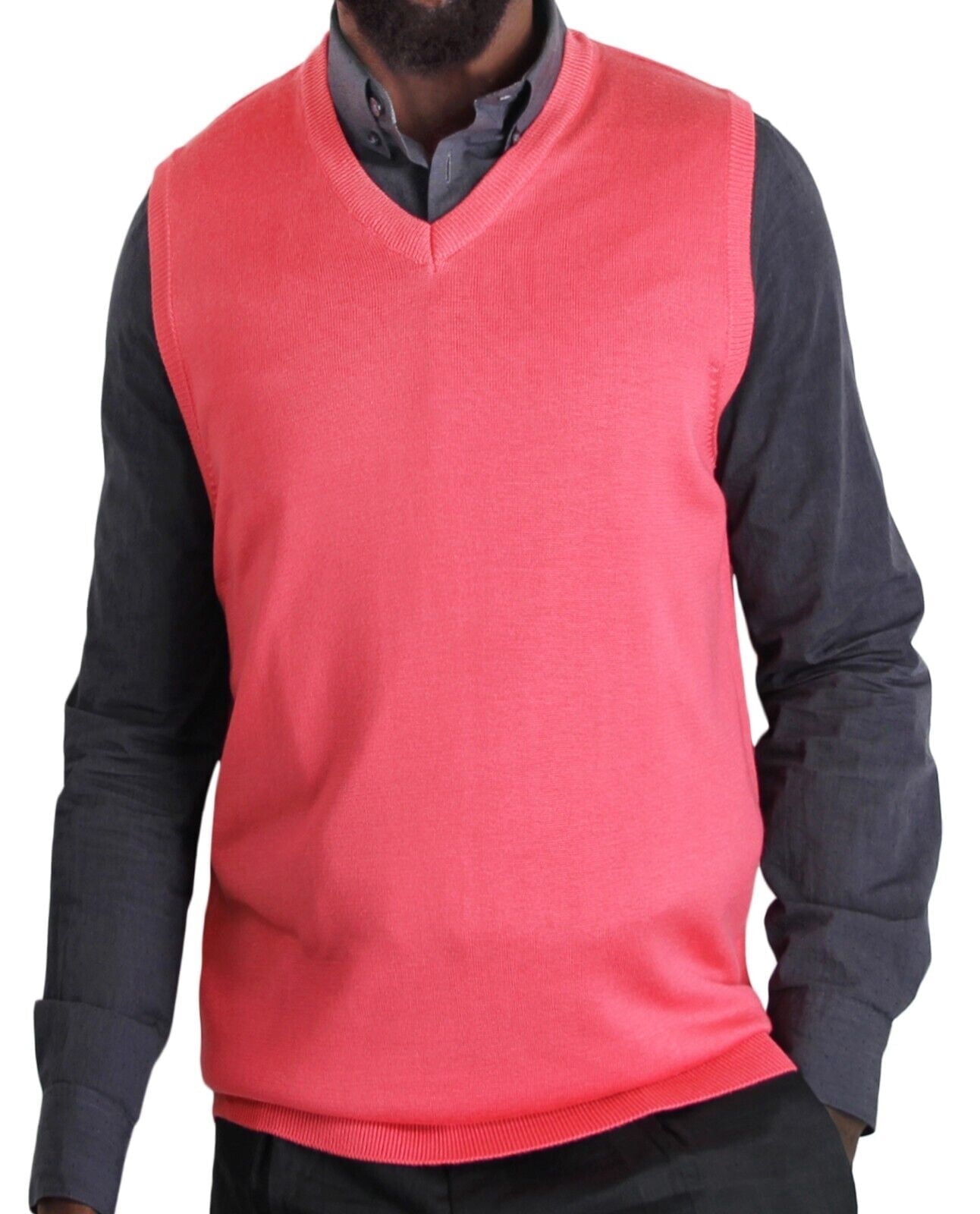 Blue Ocean Mens Solid Sweater Vest (sv-243) - Walmart.com