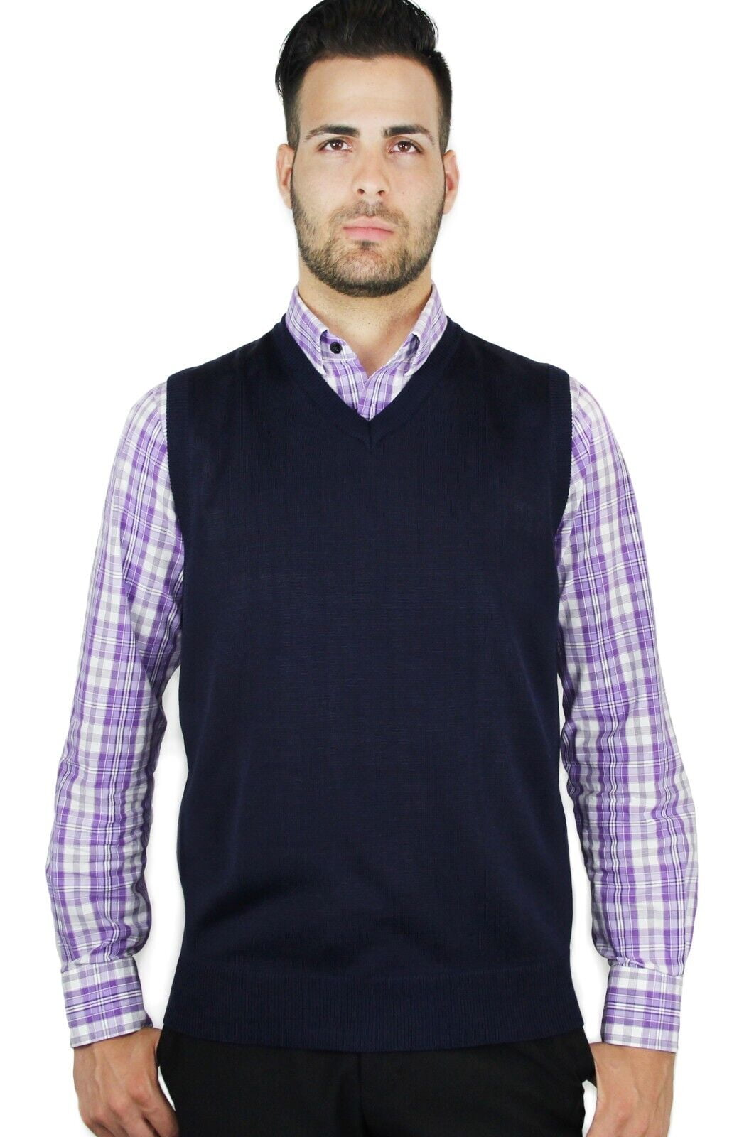 Blue Ocean Mens Solid Sweater Vest (sv-243) - Walmart.com