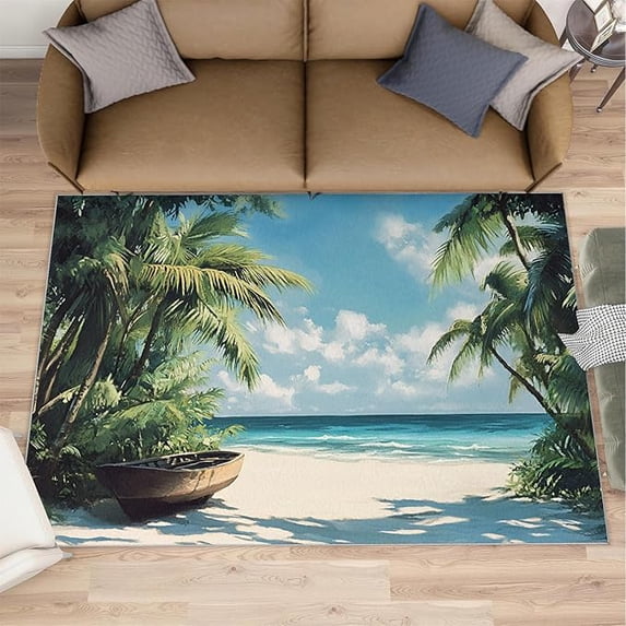 Blue Ocean Rugs for Bedroom, Tropical Paradise Home Decor & Gifts ...