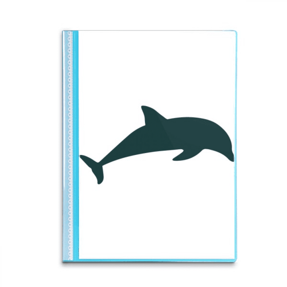 Blue Ocean Streamline Swimng Dolphin Book Sheet Protectors Portfolio ...