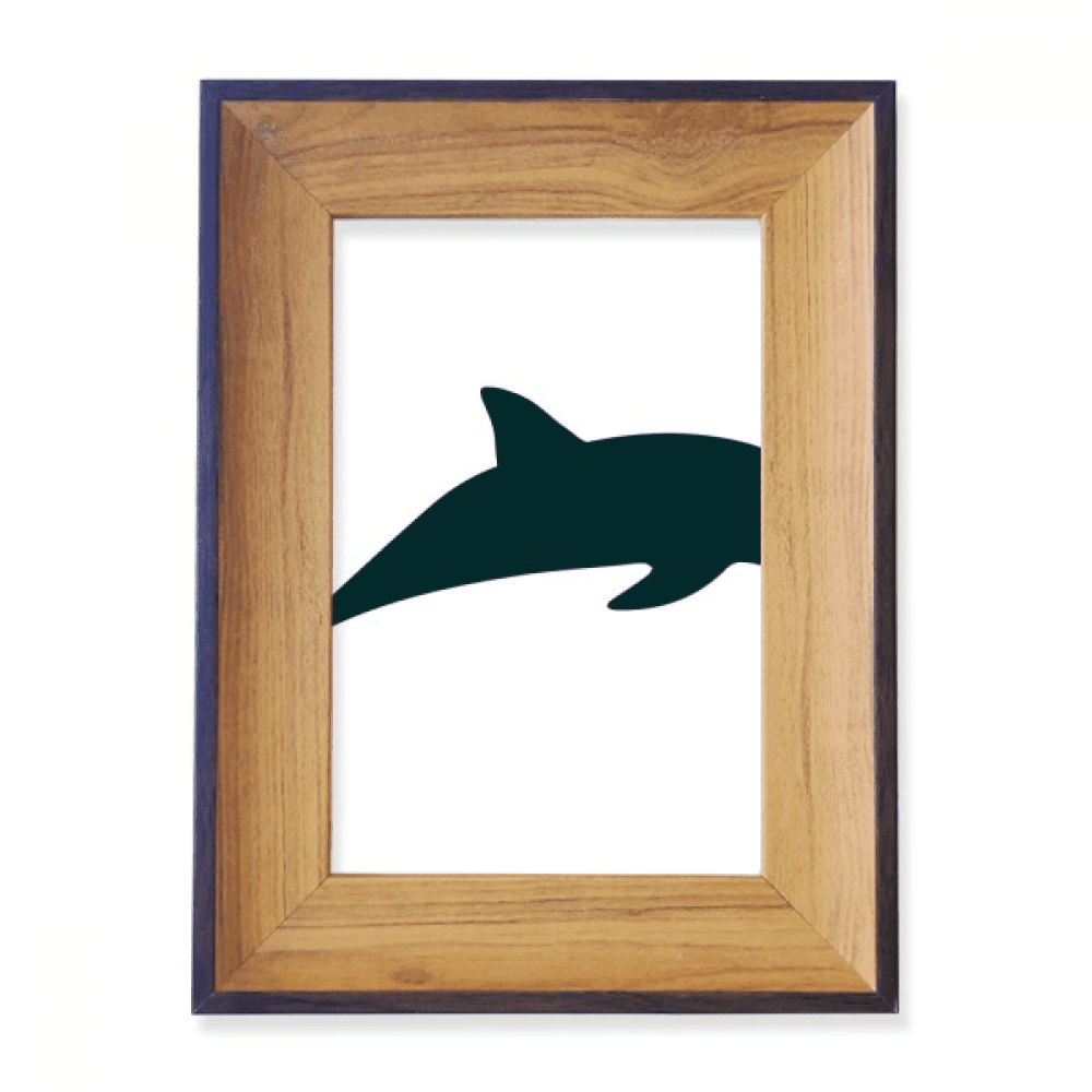 Blue Ocean Streamline Swimng Dolphin Photo Frame Exhibition Display Art ...
