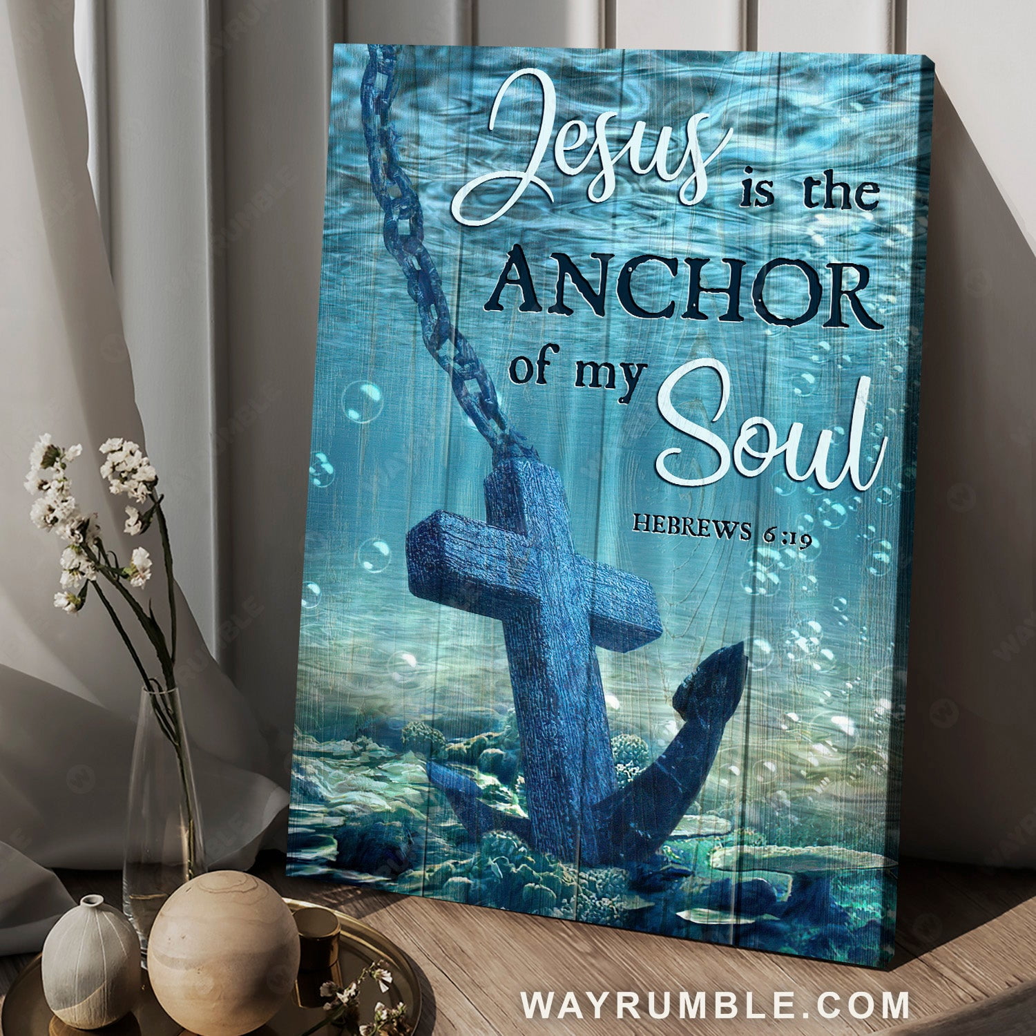 Blue Ocean, Stunning Anchor, Cross Sym.Bol, Jesus Is The Anchor Of My ...