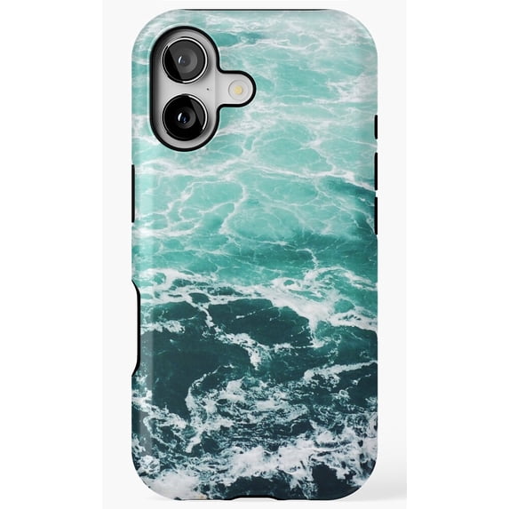 Blue Ocean Summer Beach Waves Photography Phone Case for iPhone 17 16 ...