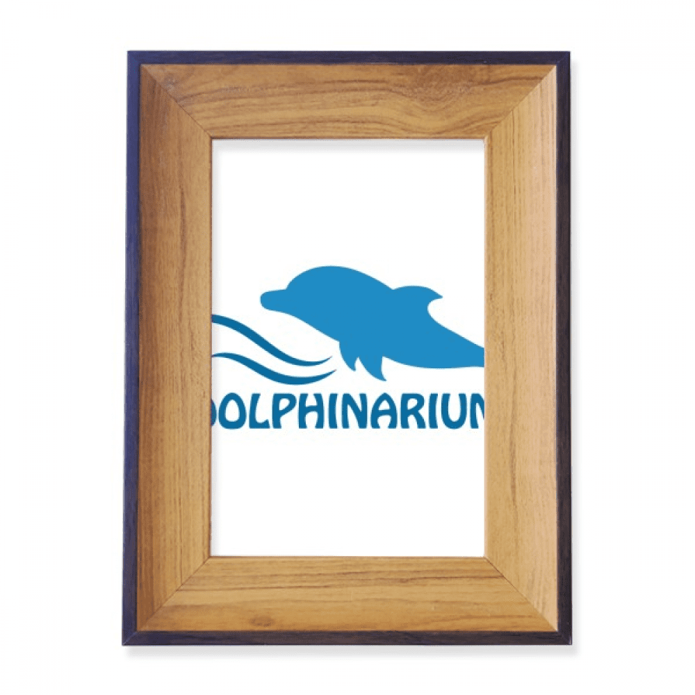 Blue Ocean Swimng Dolphin Pattern Photo Frame Exhibition Display Art ...