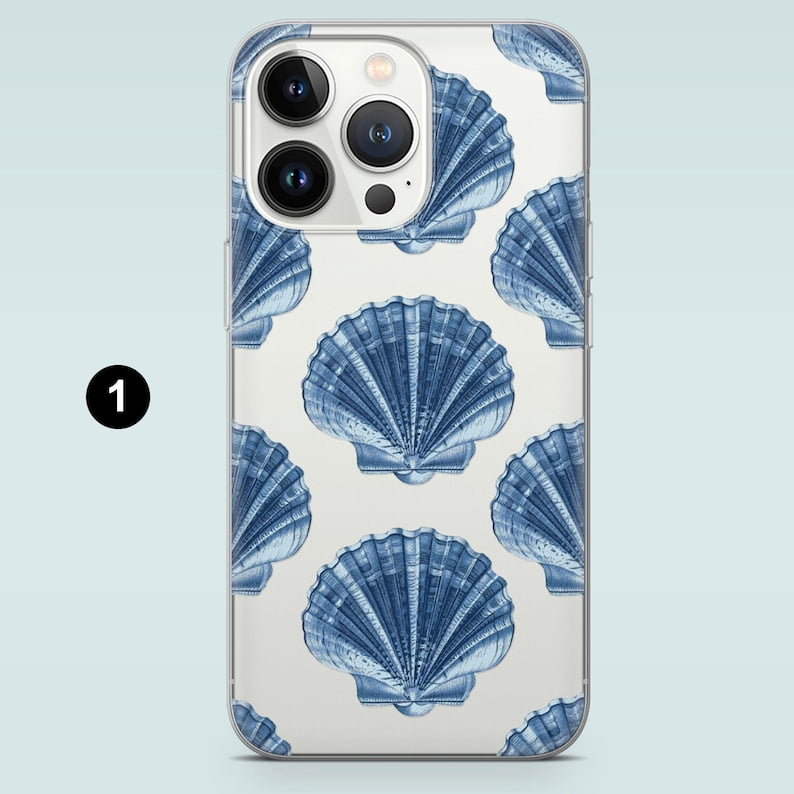 Blue Ocean Transparent Phone Case, Slim Shockproof Protective Cover ...
