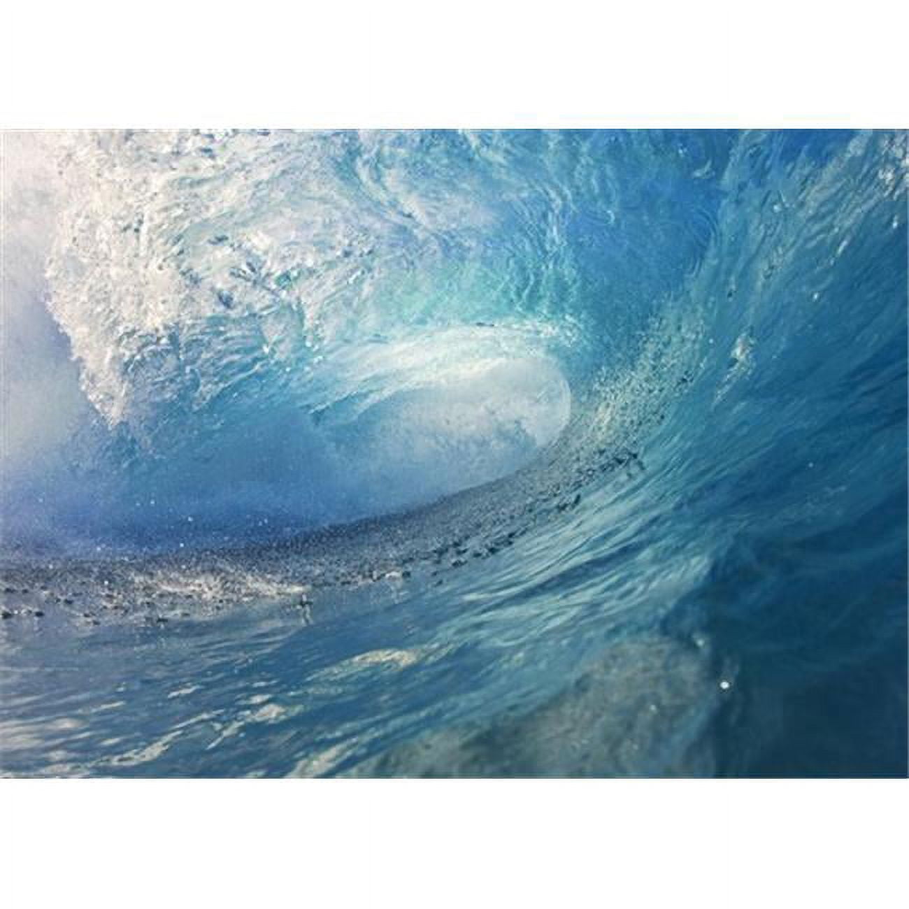 Blue Ocean Wave Poster Print by Design Pics Vibe, 32 x 22 - Large ...