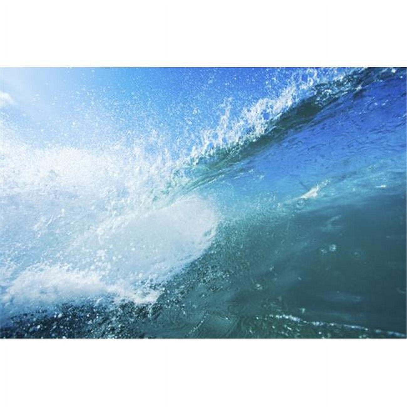 Blue Ocean Wave Poster Print by Design Pics Vibe, 38 x 24 - Large ...