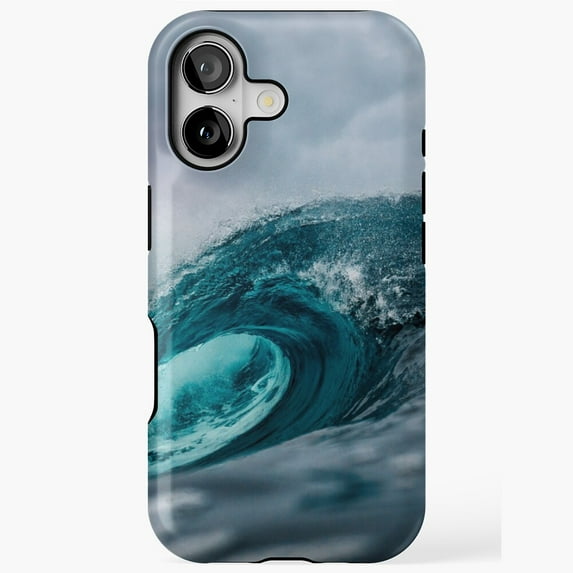 Blue Ocean Wave Summer Beach Art Phone Cover for iPhone 11 12 13 14 15 ...