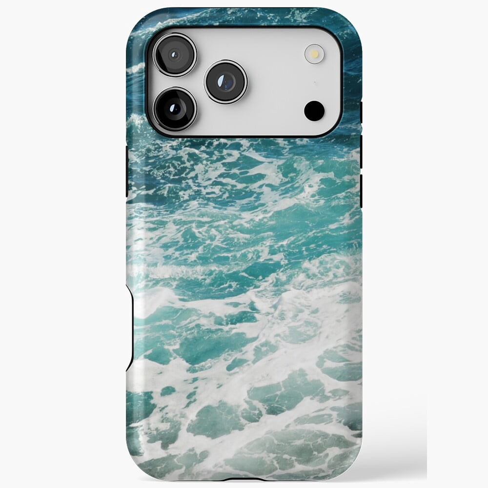 Blue Ocean Waves Japanese Surf Beach Sea Nature Graphic Case for iPhone ...