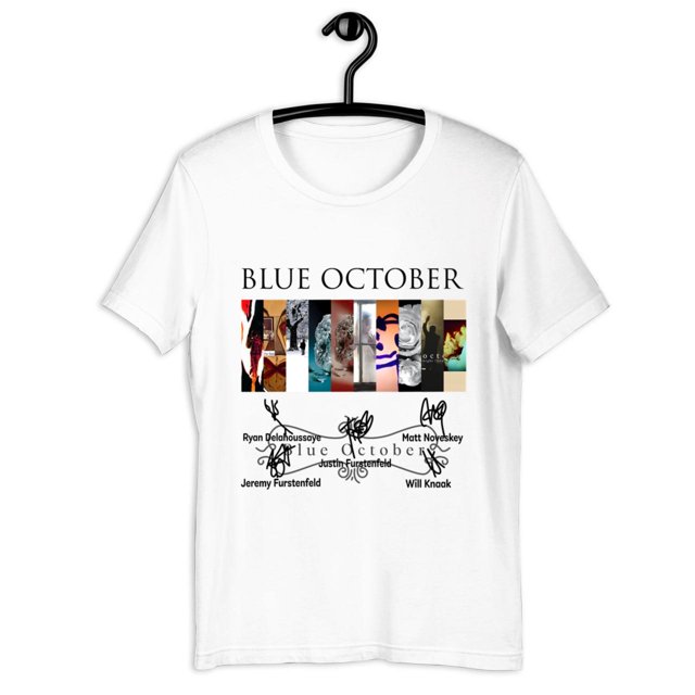 Blue October Band Signatures T-Shirt HOT Men Unisex - Walmart.com