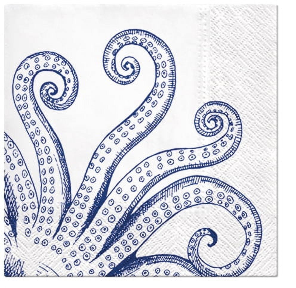Blue Octopus - Decorative Nautical Lunch Paper Napkins 40pcs - Perfect ...