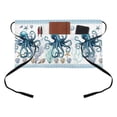 Blue Octopus Half Waist Apron Ocean Watercolor Blue Seastars Seaweed ...