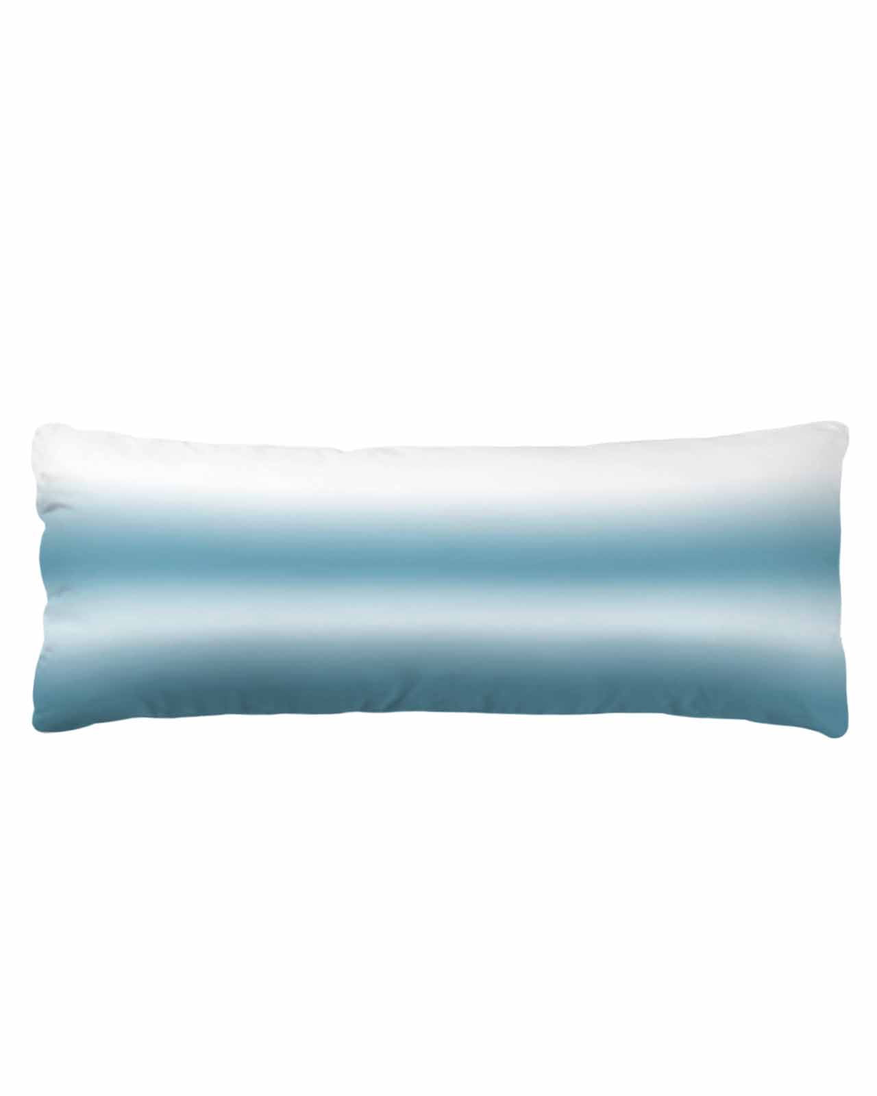 Blue Ombre Body Pillow Cover 20 x 54 Inch Decorative Pillow Cover ...