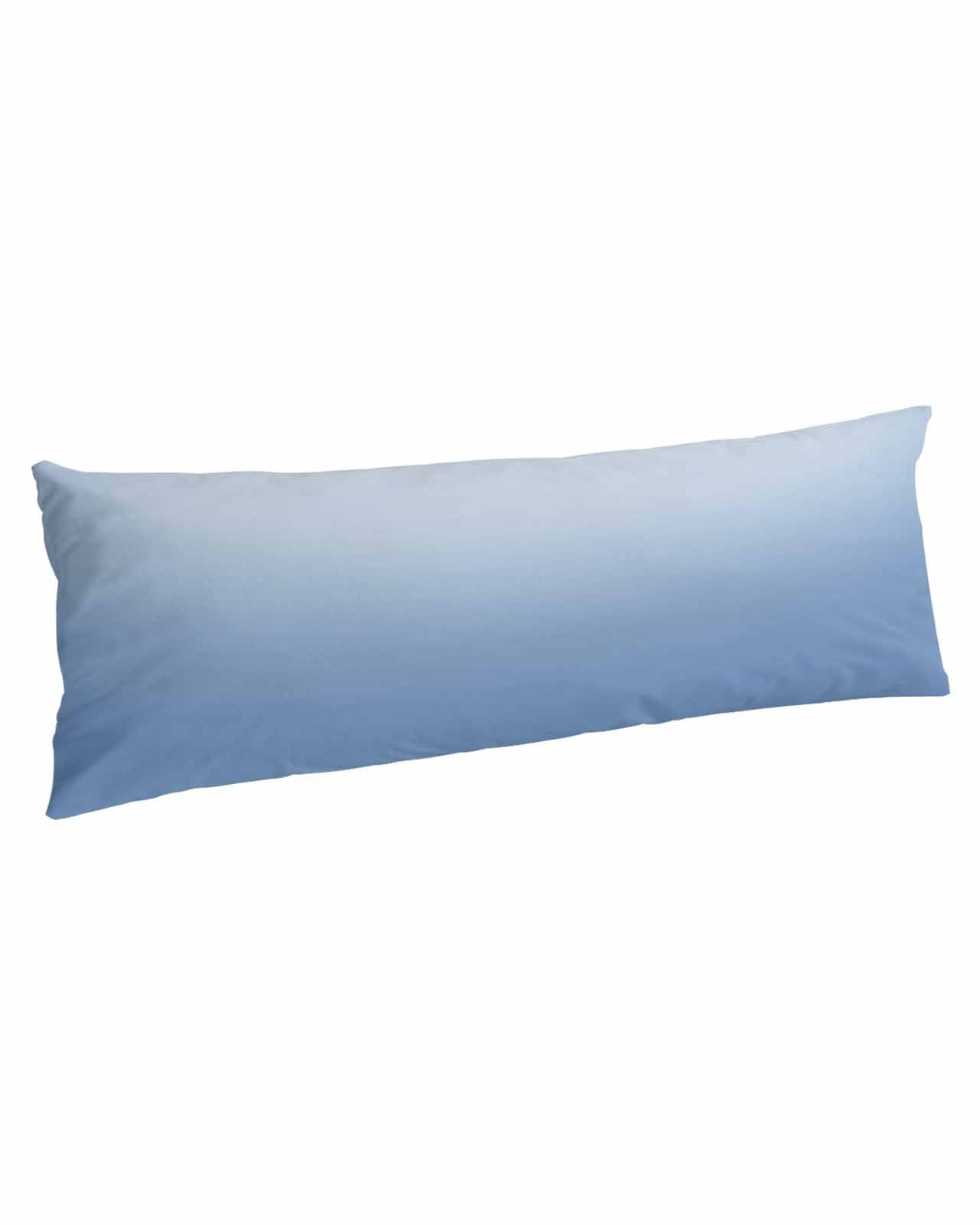 Blue Ombre Body Pillow Covers, Modern Minimalist Gradient Aesthetic ...