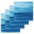 Blue Ombre Coastal Kitchen Dish Towels for Drying Dishes Set of 4 ...