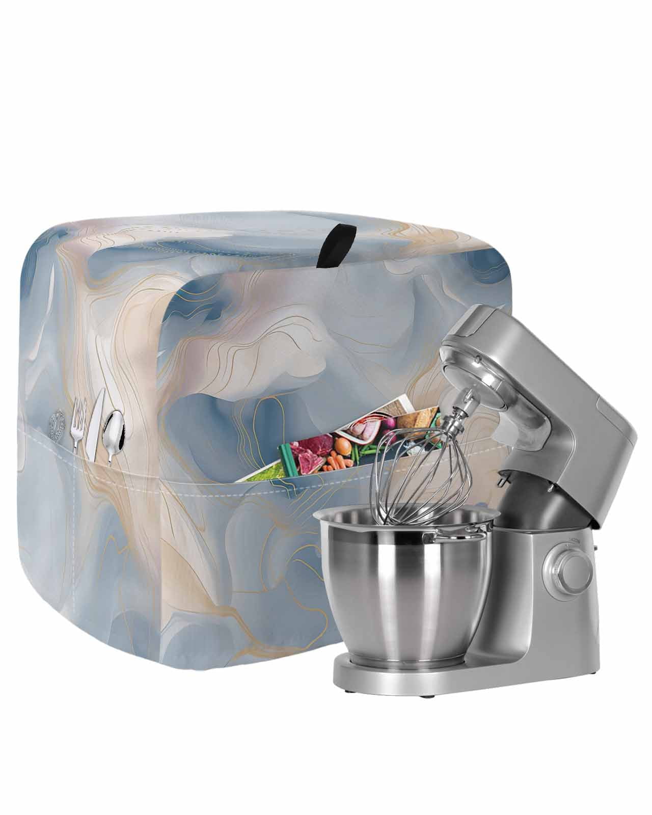 Blue Ombre Stand Mixer Dust Cover with Storage Pocket & Handles,Modern ...