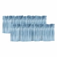 Blue Ombre Striped 2 Panels Kitchen Valance, Modern Abstract Art ...