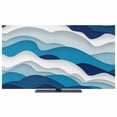Blue Ombre TV Dust Cover,Stretchable TV Screen Desktop Computer ...