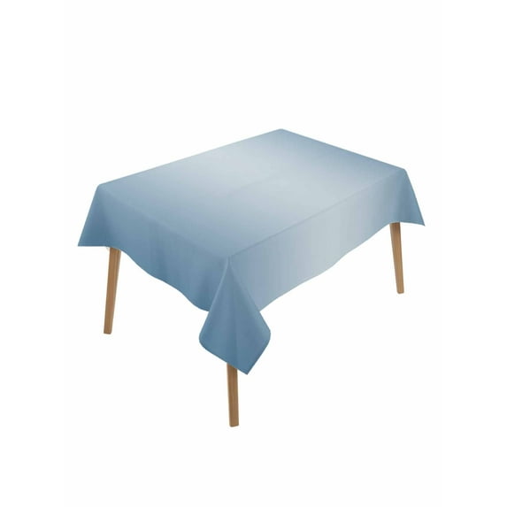 Blue Ombre Table Cloth, Modern Gradient Abstract Art Waterproof ...