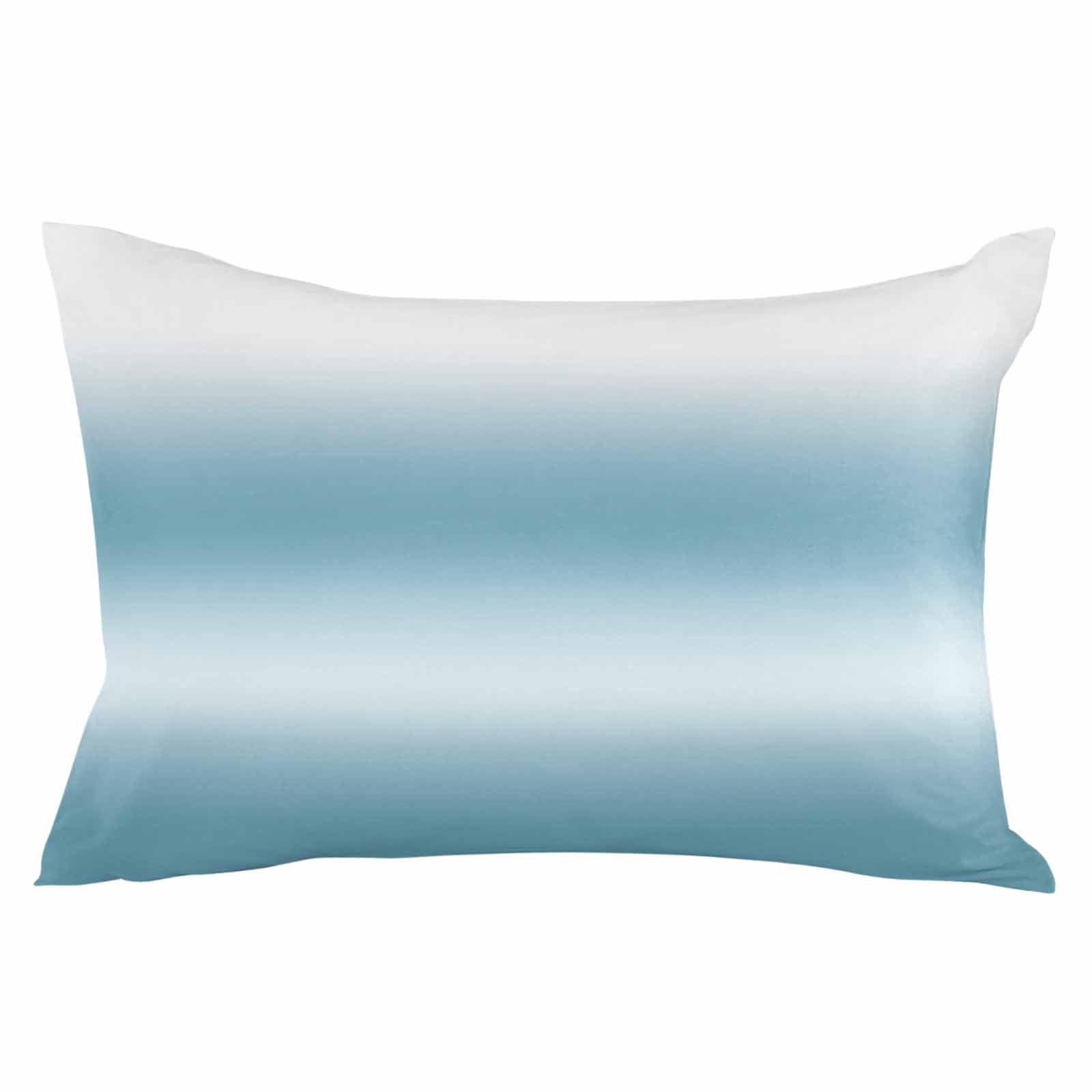 Blue Ombre Throw Pillow Cover 20 x 26 Inch Decorative Pillow Cover ...