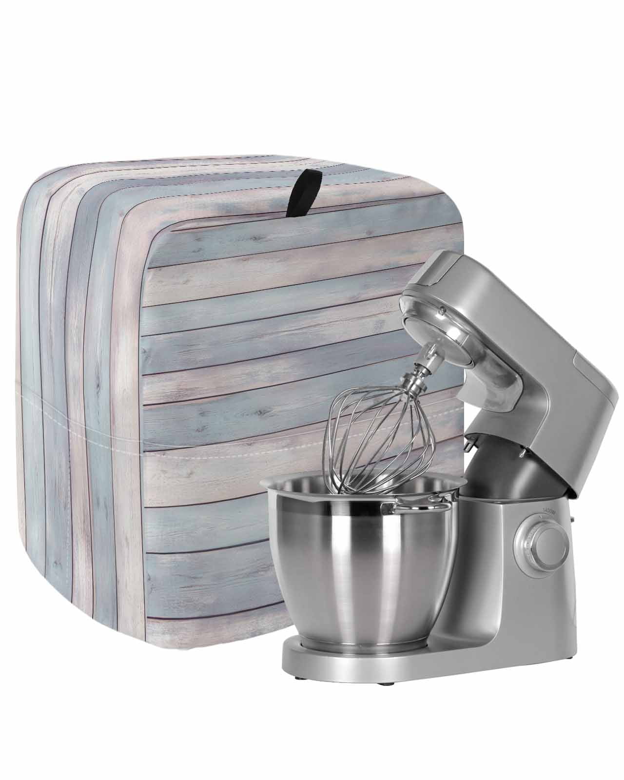 Blue Ombre Wooden Stand Mixer Dust Cover with Storage Pocket & Handles ...