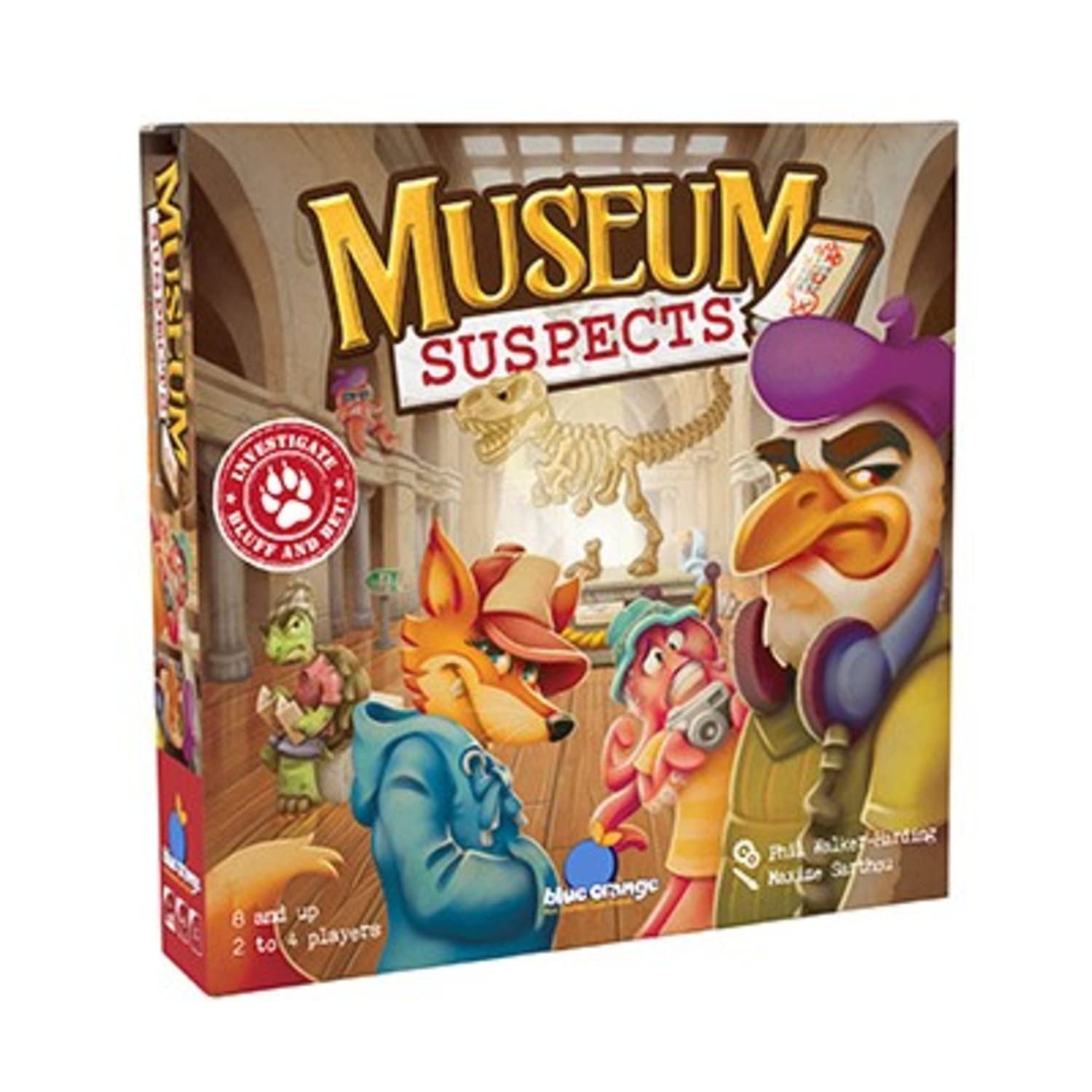 Blue Orange Games Museum Suspects Board Game - Family or Adult Strategy ...