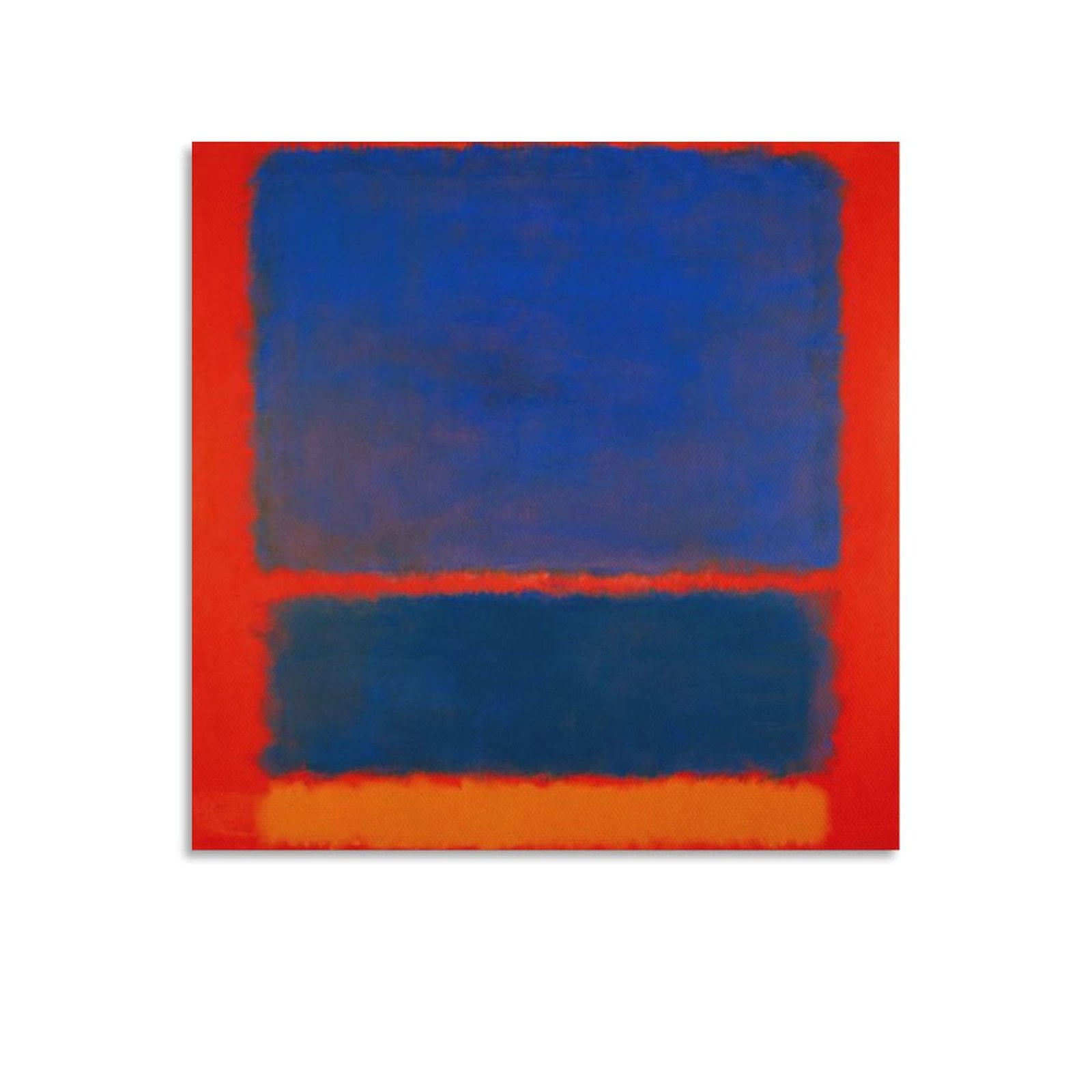 Blue Orange Red 1961 by Mark Rothko Artworks Canvas Poster Room ...