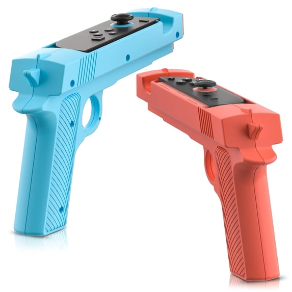 Blue + Orange Shooting Game Grip Controller for Switch 2 Ergonomics ...