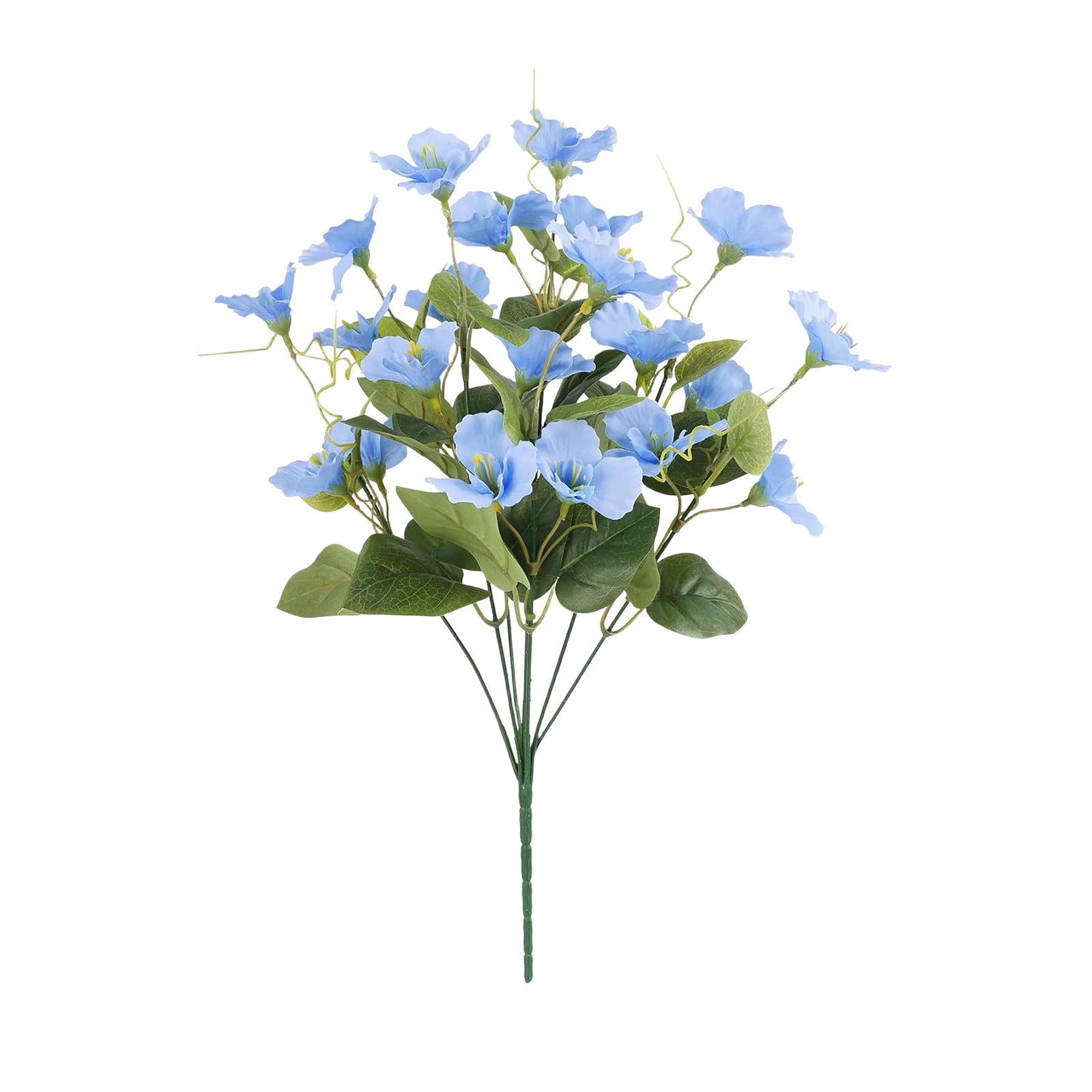 Blue Outdoor Garden Artificial Flowers Spring Collection 7 Heads ...