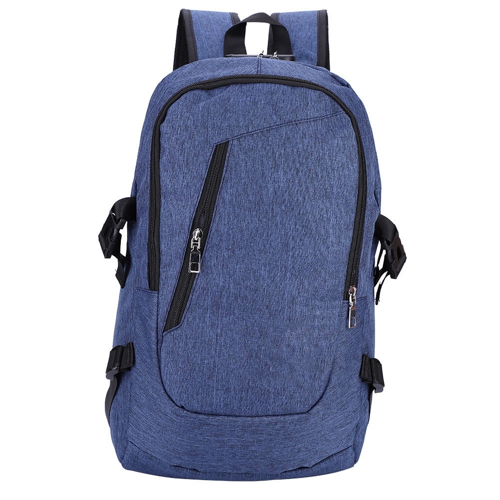 Blue Outdoor Travel Bag for Students Secure Backpack with Password Lock ...