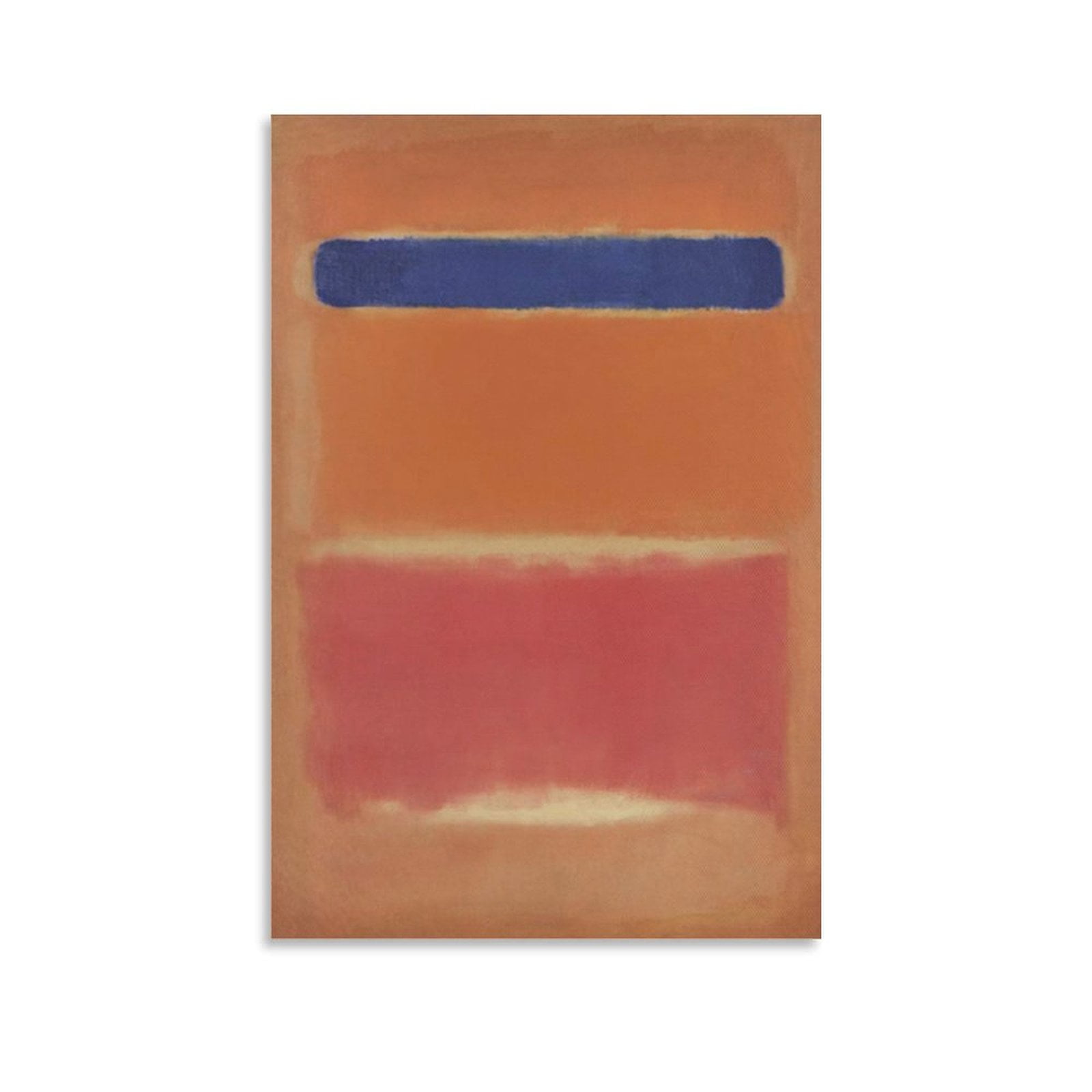 Blue Over Red 1953 by Mark Rothko Color Field Painting Canvas Wall Art ...
