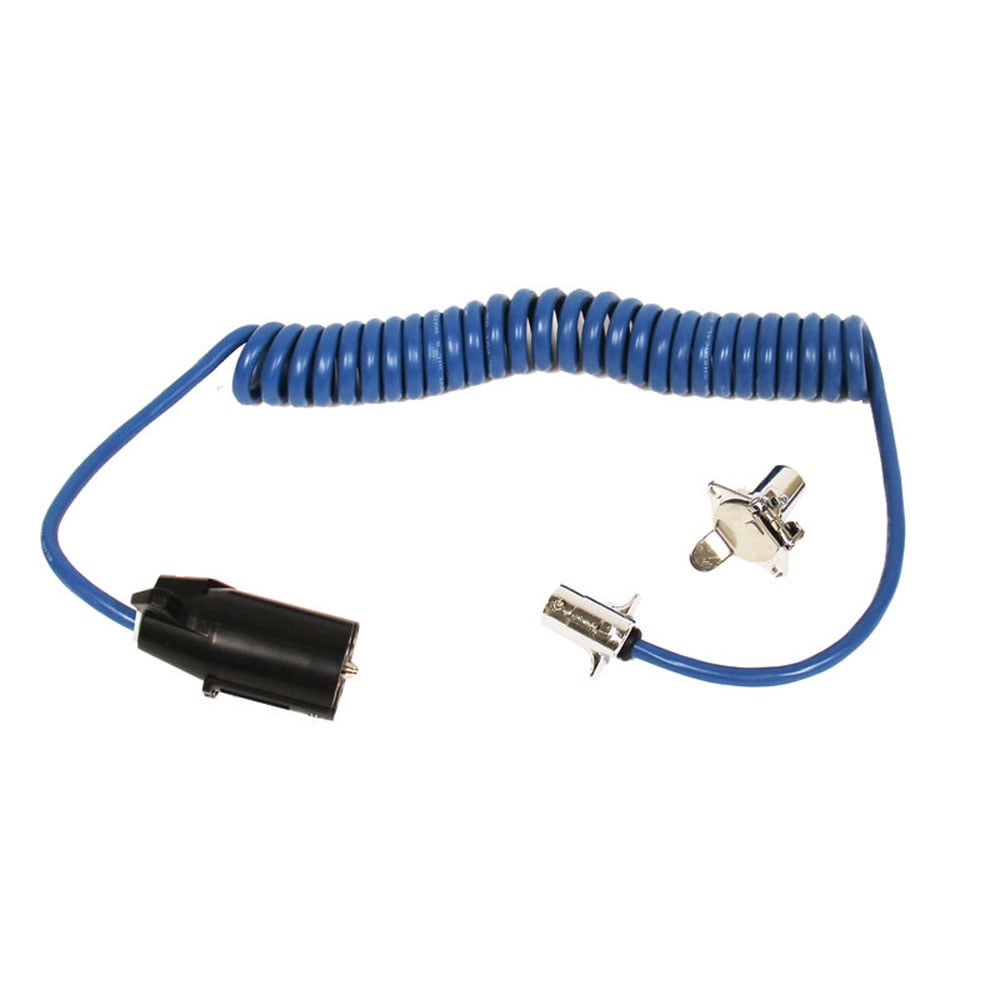 Blue Ox BX88254 7 Wire to 4 Wire Coiled Electrical Cable Towing ...