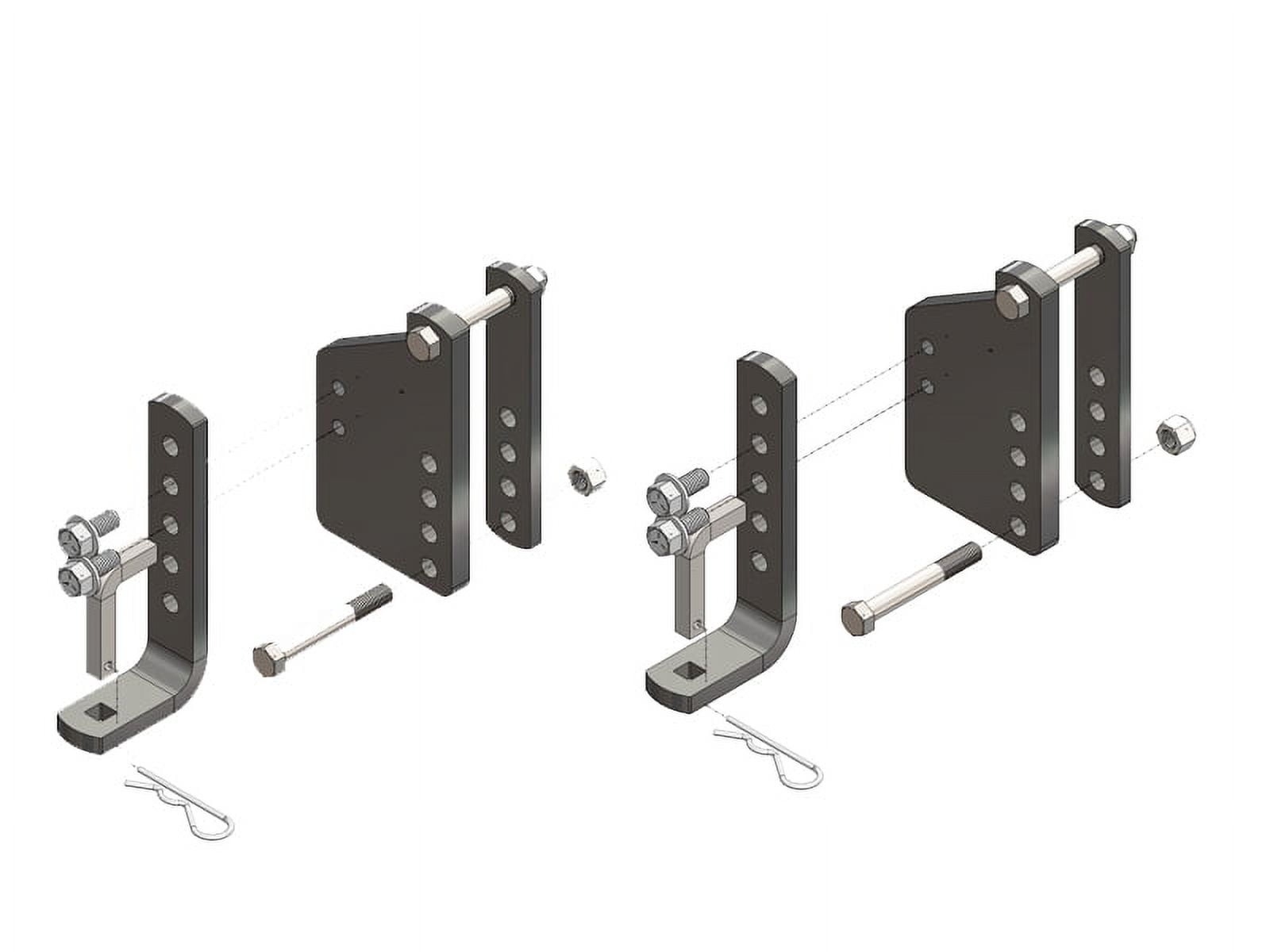 Blue Ox BXW4074 TrackPro Long L Brackets with Mount - Walmart.com