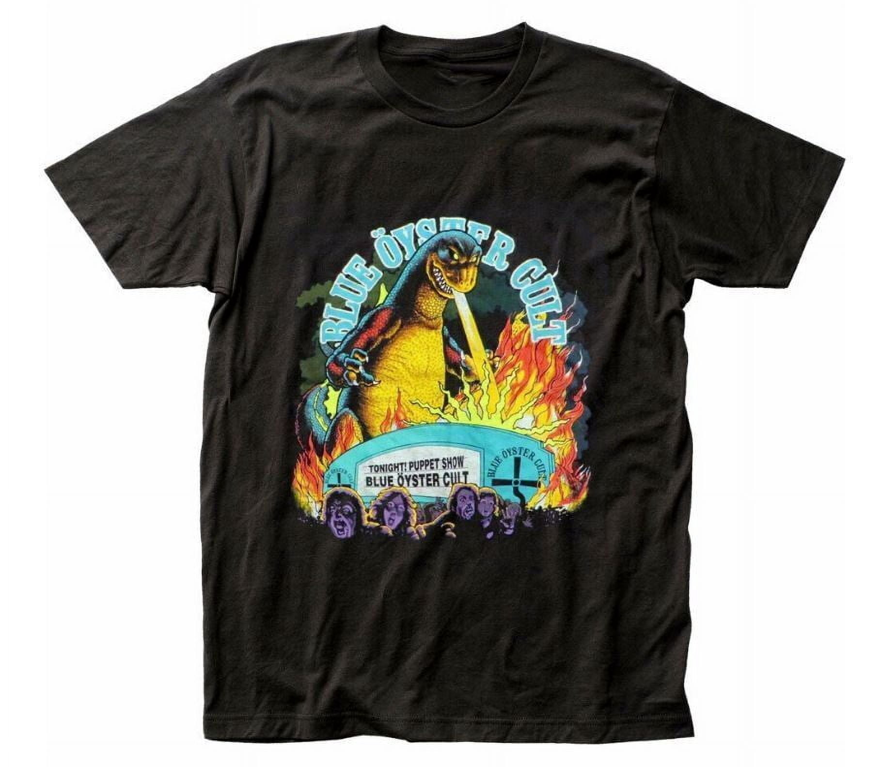 Blue Oyster Cult Godzilla Reaper T-shirt S-5xl Black Graphic - Walmart.com