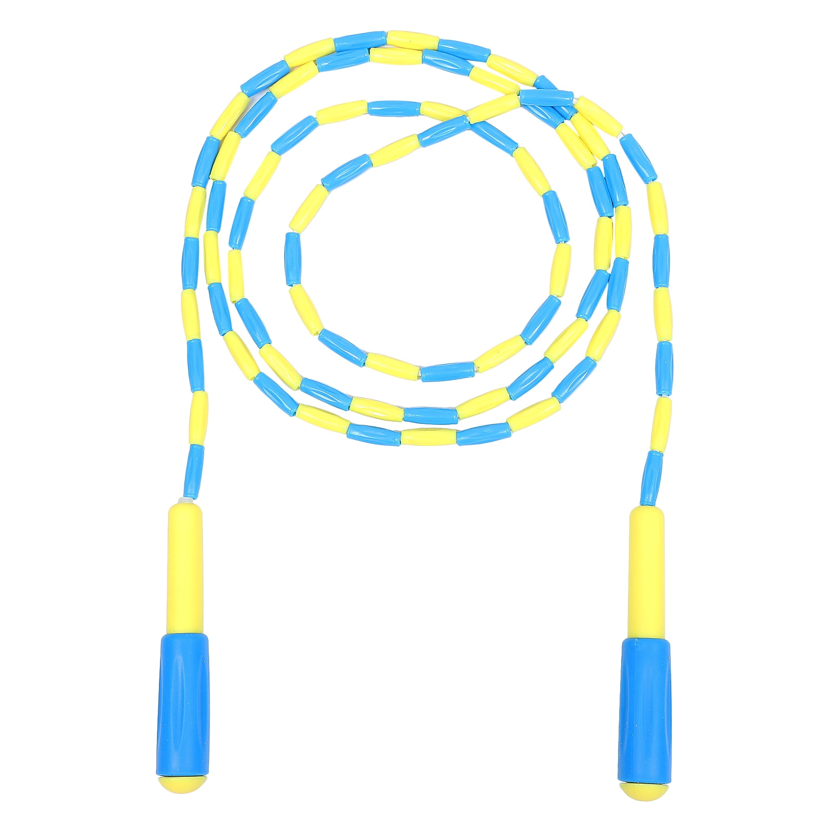 Blue PVC Fitness Rope with Durable Handle and Bamboo Joint Design for ...