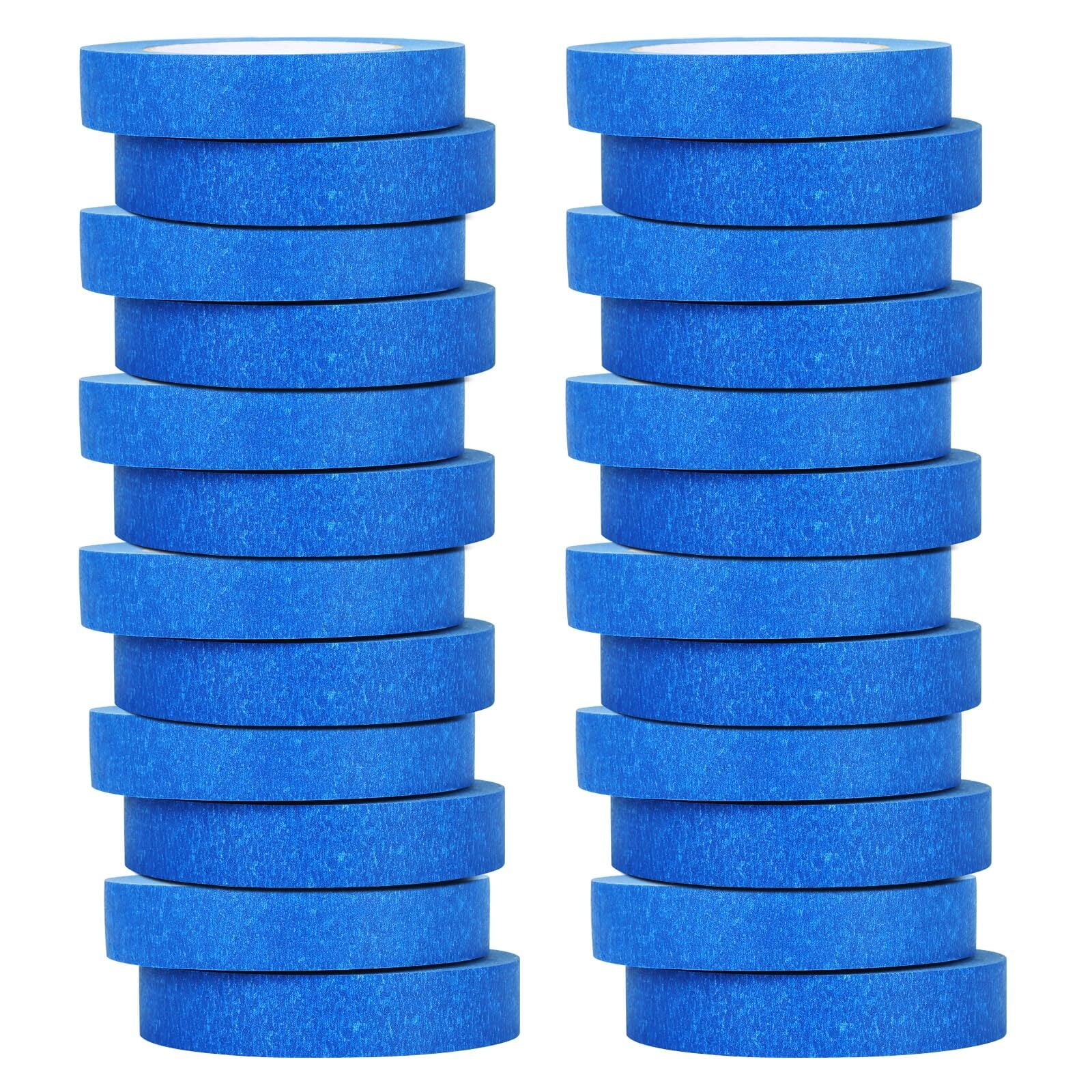 Blue Painters Tape,1 Inch x 60 Yards-24 Rolls,Multi-Surface Painter's Tape Blue Masking Tape for ...