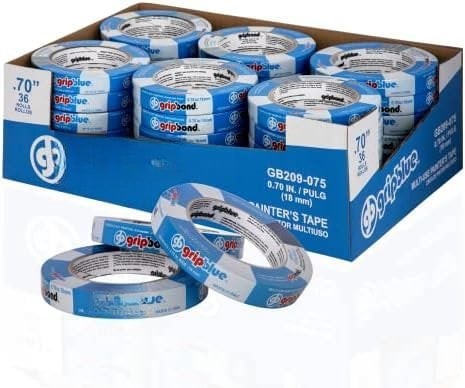 Blue Painters Tape 3/4 Inch Wide, 36 Rolls Masking Tape - for Lines ...